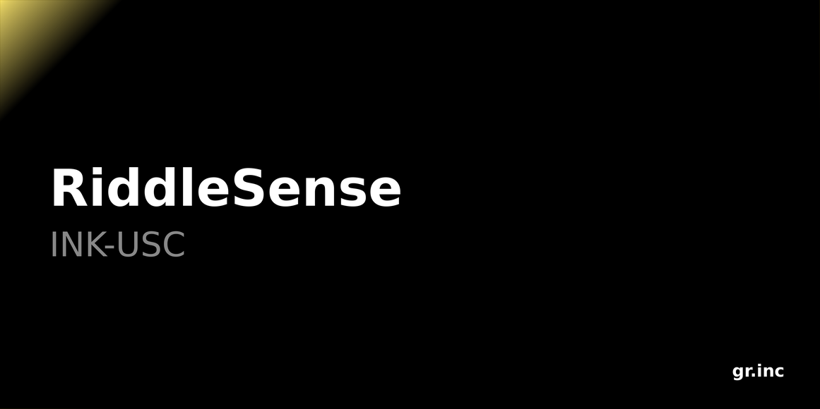 INK-USC/RiddleSense | General Reasoning
