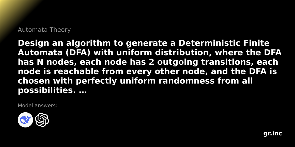 Design An Algorithm To Generate A Deterministic F General Reasoning 7816