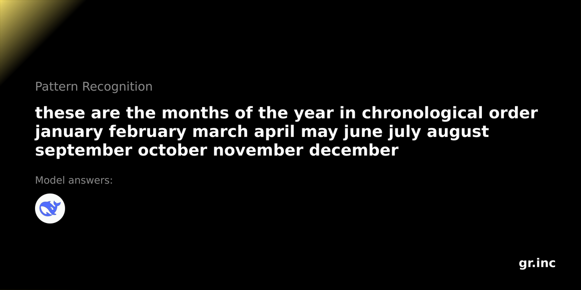 these are the months of the year in chronological… | General Reasoning