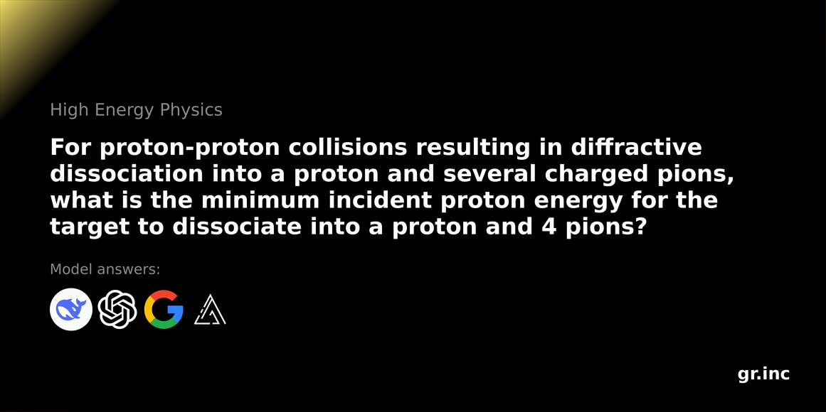 For proton-proton collisions resulting in diffrac… | General Reasoning
