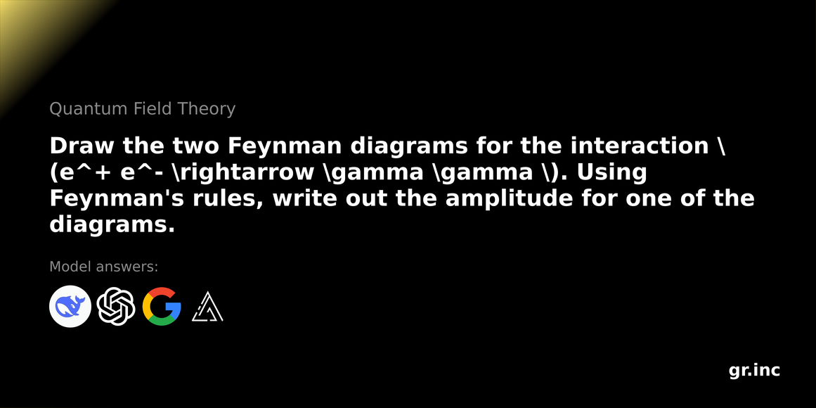 Draw the two Feynman diagrams for the interaction… | General Reasoning