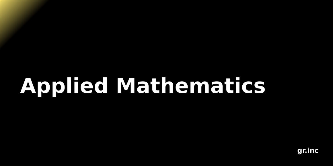 Applied Mathematics | General Reasoning