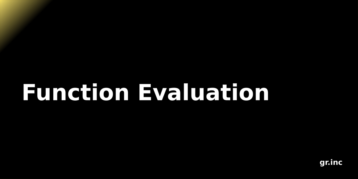 Function Evaluation | General Reasoning