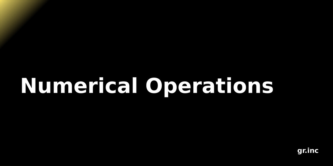 Numerical Operations | General Reasoning