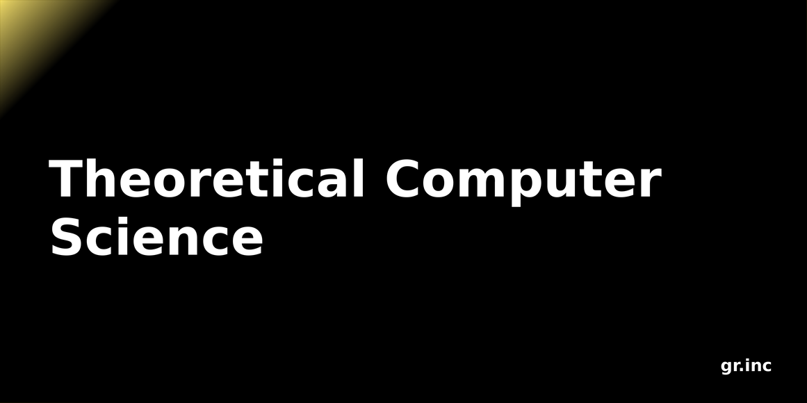 Theoretical Computer Science | General Reasoning