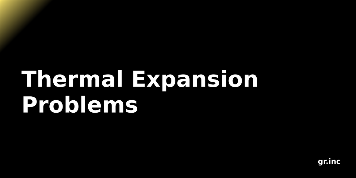 Thermal Expansion Problems | General Reasoning